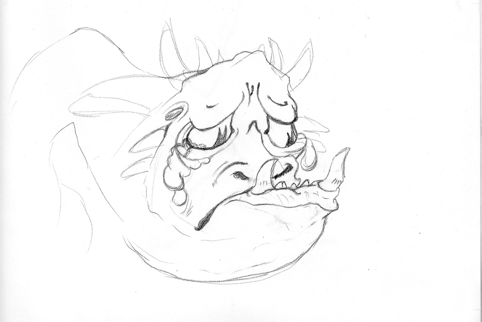 Sarah's Blog of Sketchy Material: Crying Dragons All Over Here