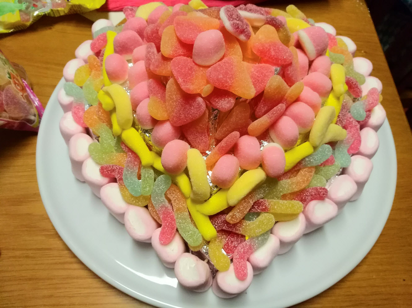 Bolo de gomas - O cantinho da Isabel