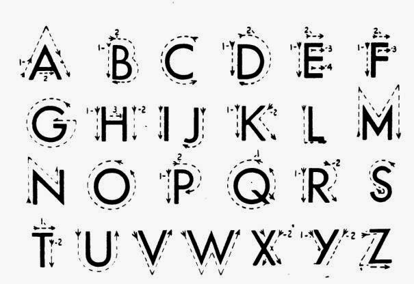 Meliartes: ALFABETO COM SETAS