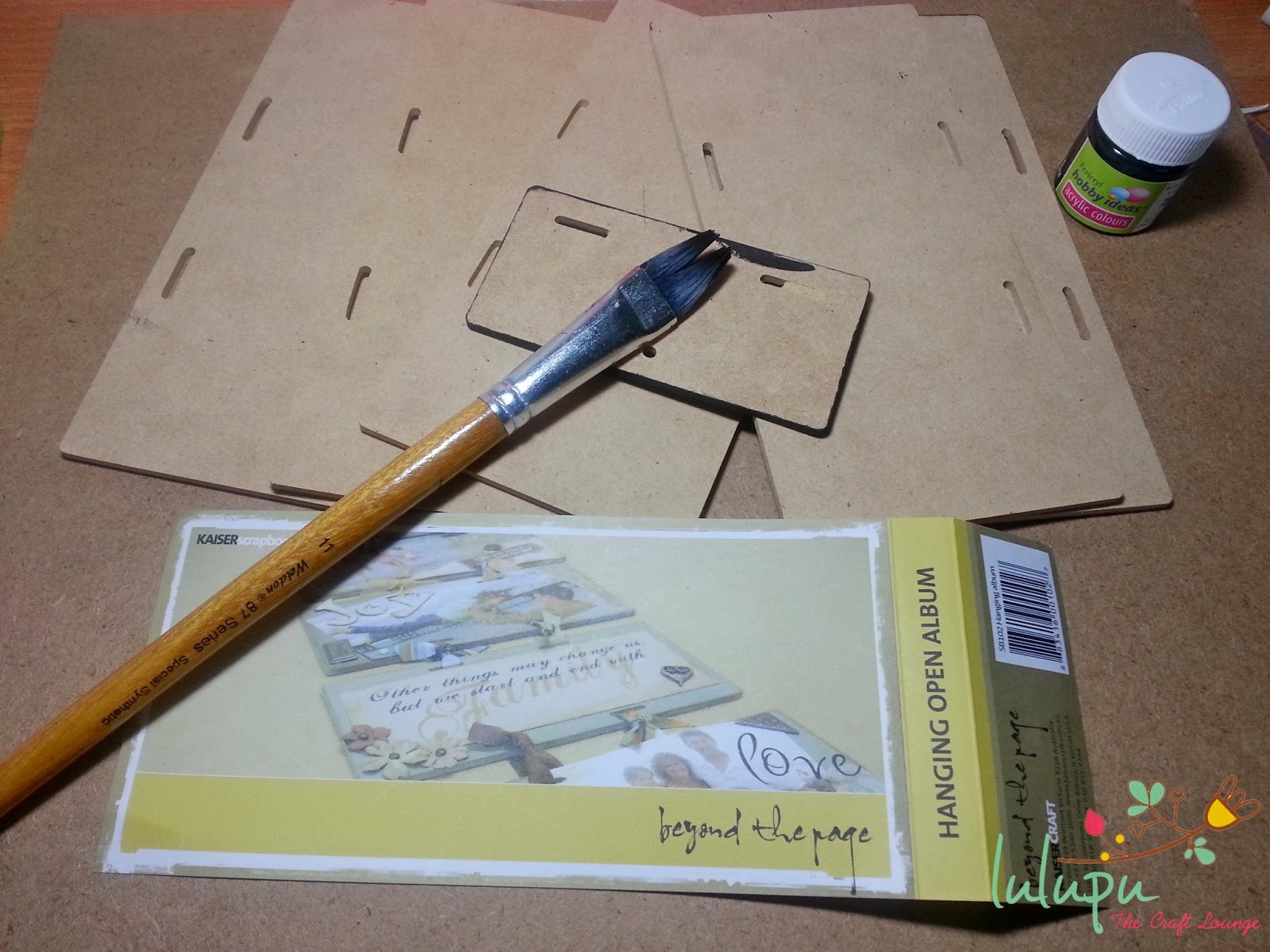 Lulupu - The Craft Lounge: How to : Make Hanging Open MDF Album