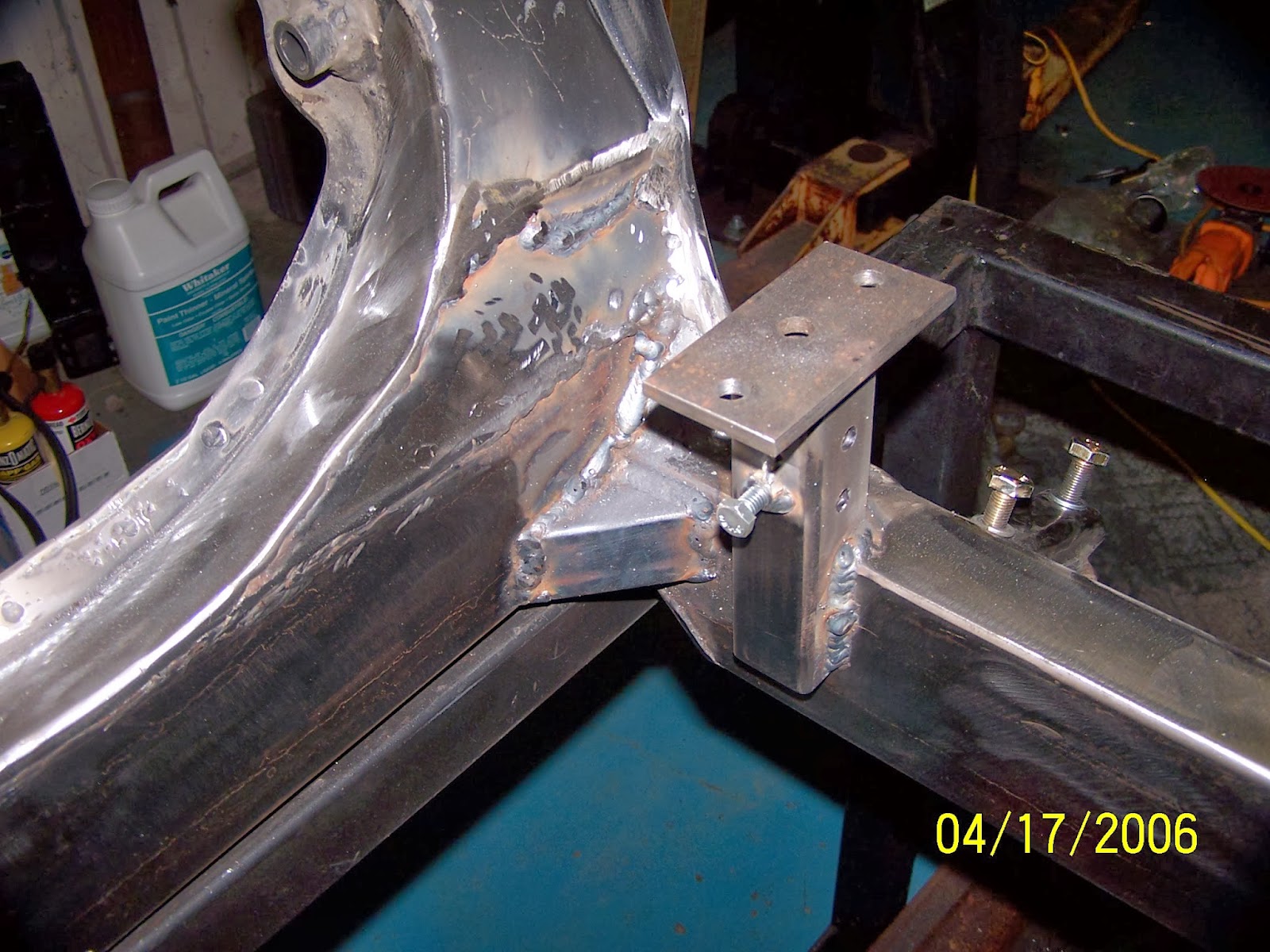 MiataV8 Conversion: Modified stock subframe