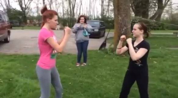 The Grime Report Best Girl Fight Ever Girl Hits Girl With A Spade Video