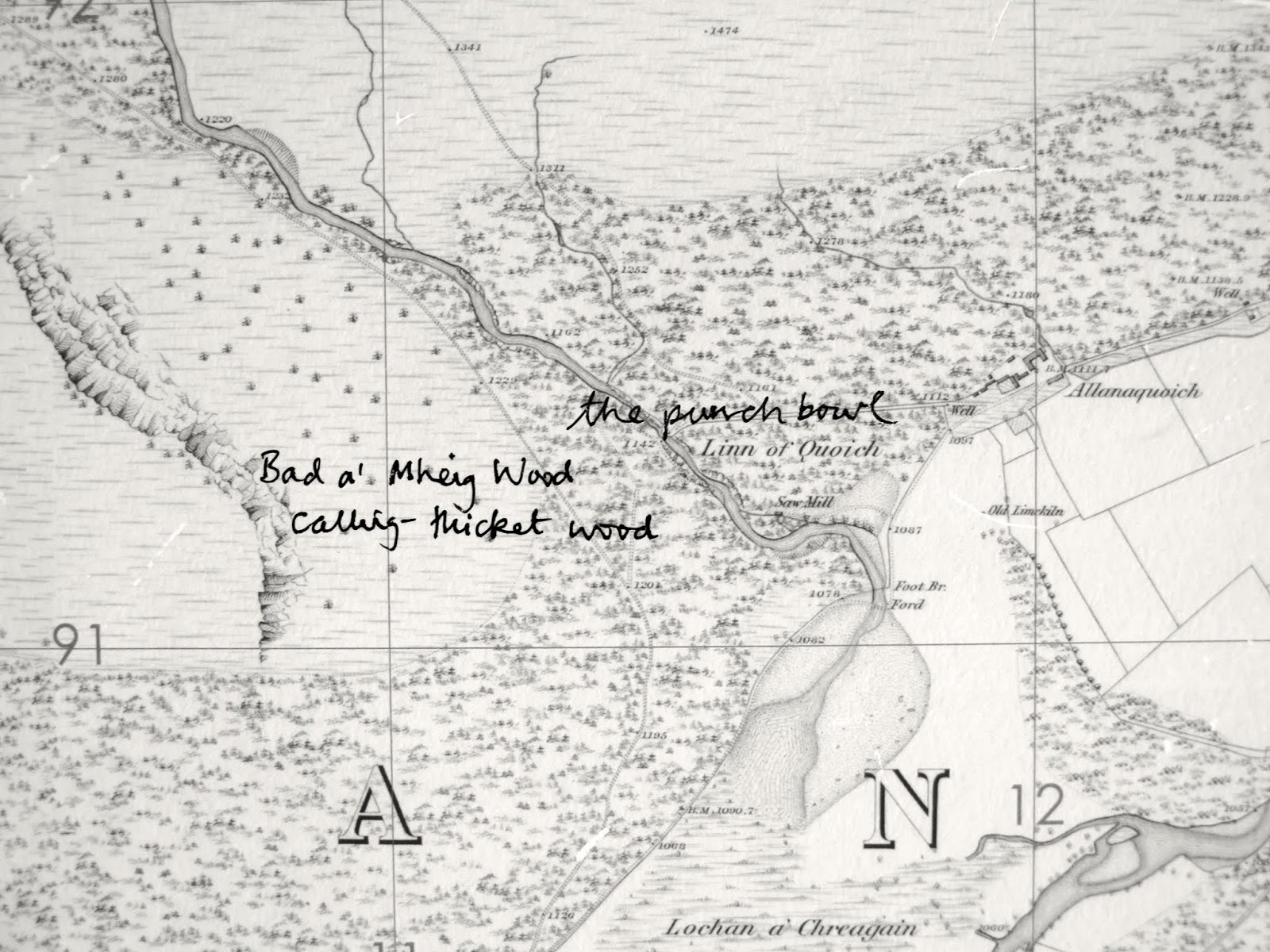 gathering: Place-aware map of Mar Lodge