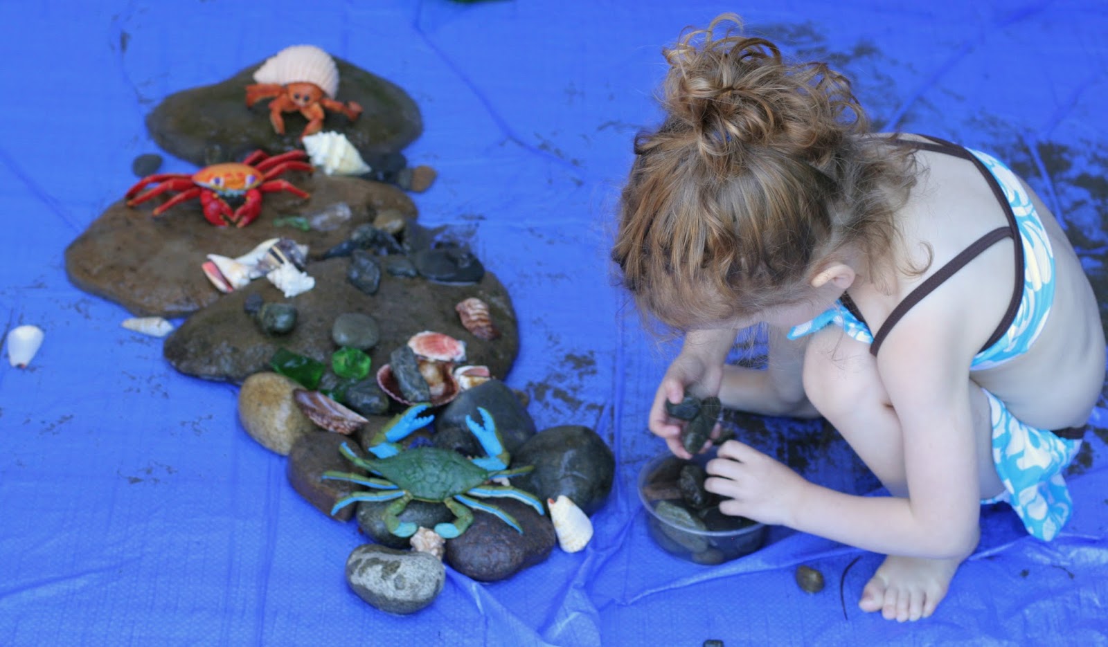 Giant Ocean and Beach World for Pretend Play