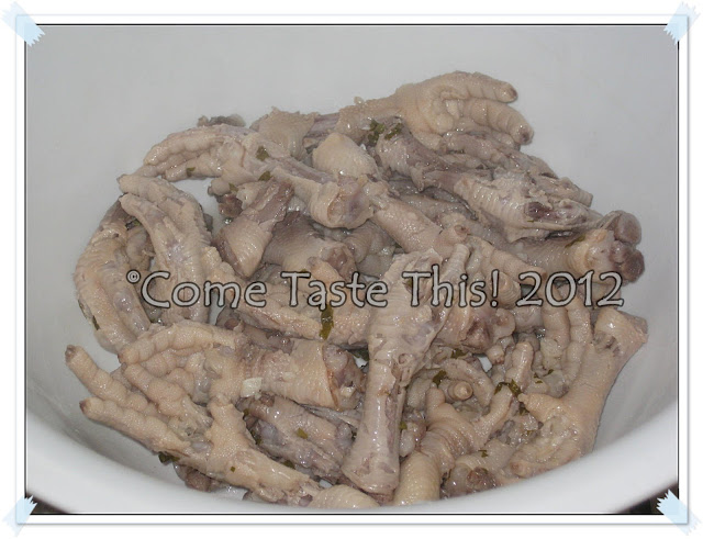 Come Taste This!: Strutters! (A Chicken Foot Souse)