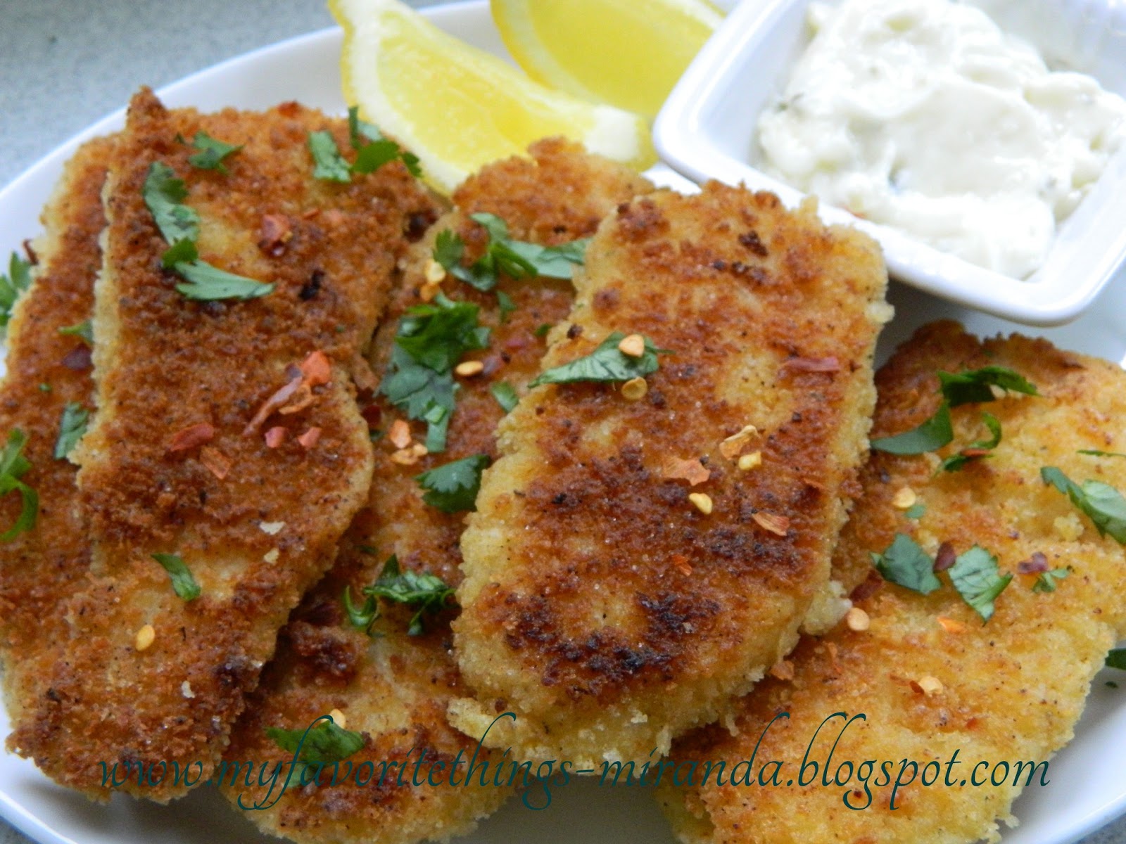 Panko Crusted Fish Sticks