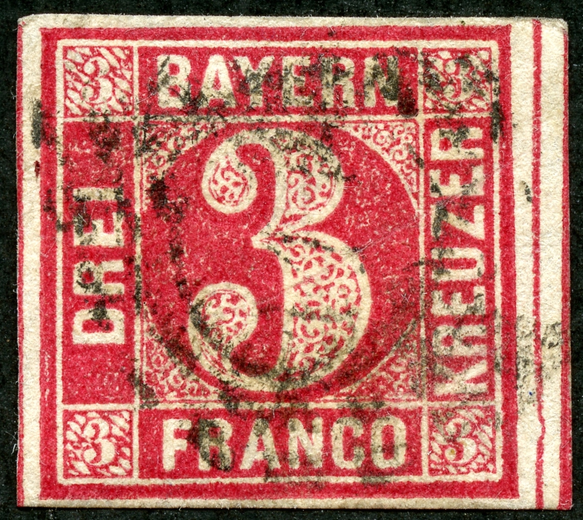 Big Blue 1840-1940: Bavaria 1849-1862 & the Mill Wheel Stamp Postmarks