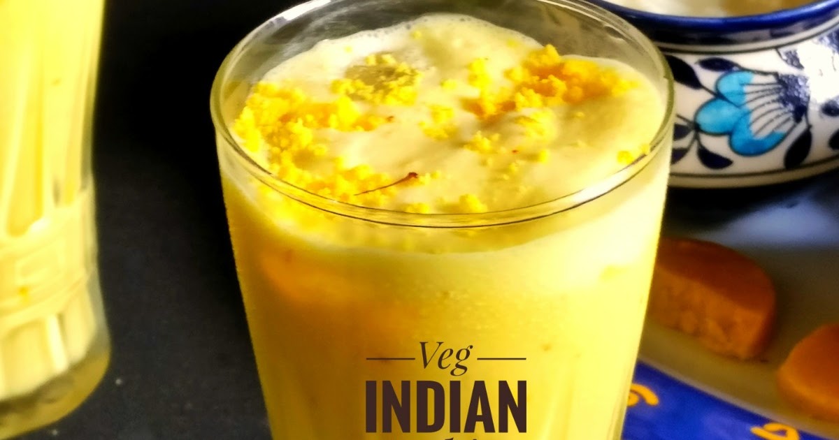 Veg Indian Cooking: Kesar Malai Peda Lassi