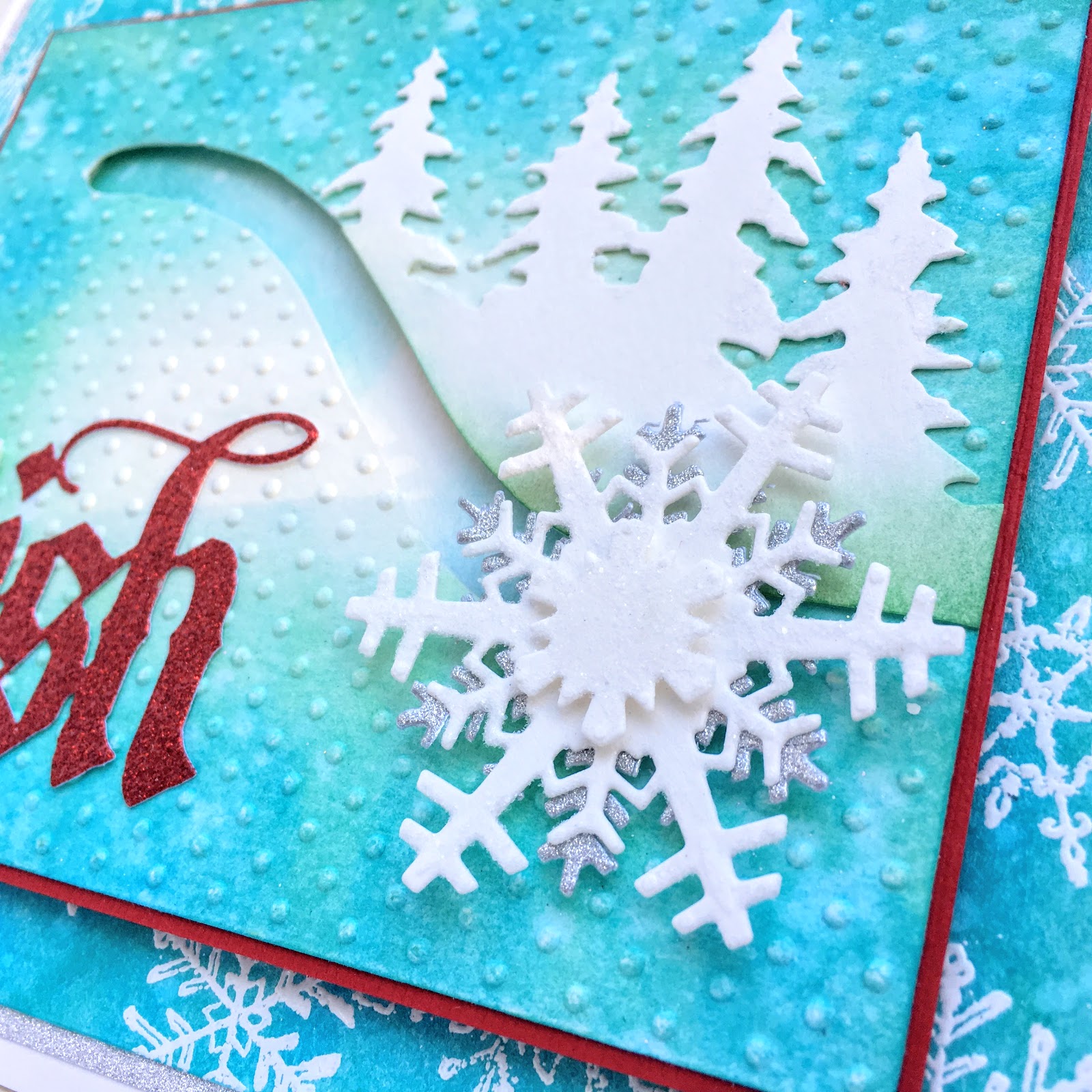 SewPaperPaint: Interactive Tim Holtz Snowflake Spinner Card
