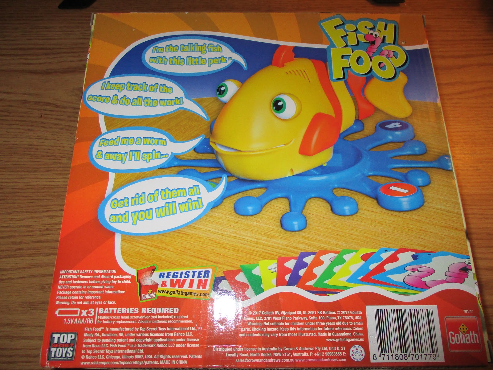 Missy's Product Reviews : Fish Food From Goliath Games