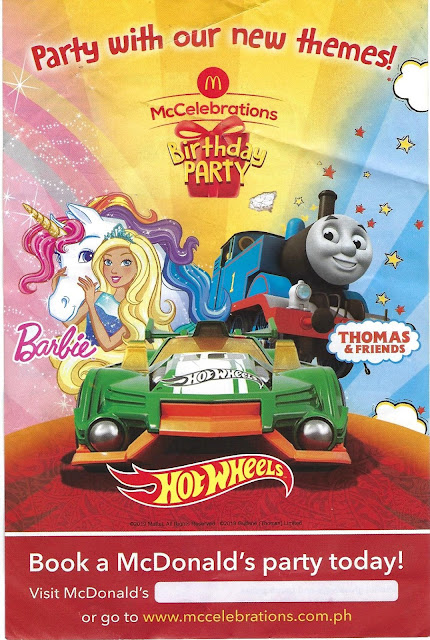 The Pinoy Informer: Newest McDo Birthday Party Brochure for 2019