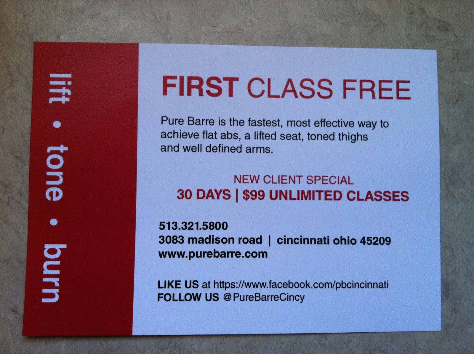 Just Ripe Nutrition: Workout: Pure Barre