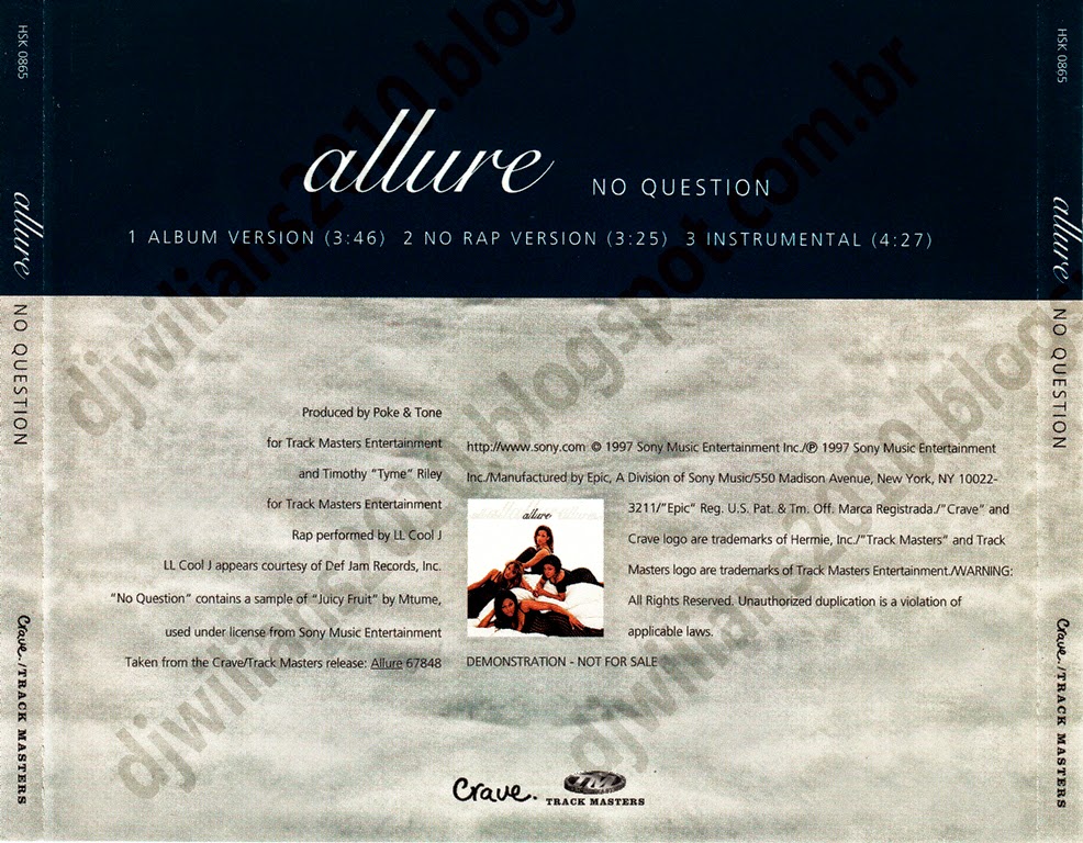 CDS___SINGLES____COLECTION________________ : Allure Feat LL Cool J - No Q