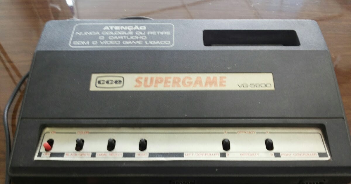 Brazilian Atari 2600 Clones: CCE Supergame VG-5600