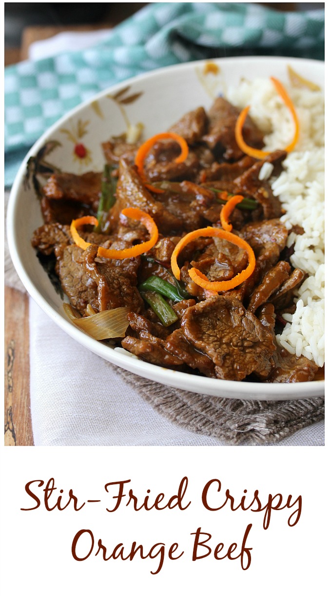 Stir-Fried Crispy Orange Beef | Karen's Kitchen Stories