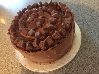 Caroline Makes....: Chocoholic Birthday Cake with Cadbury Twirl