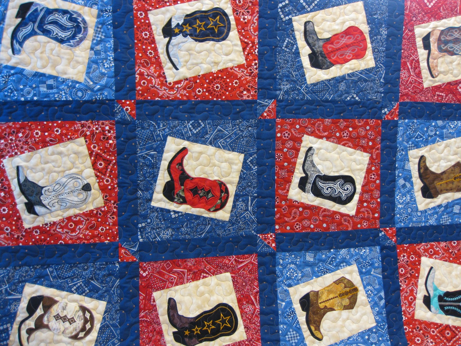 Millie's Quilting: Chinese Coin Quilt and Stipple Quilting