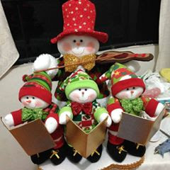 Molde de bonecos de neve