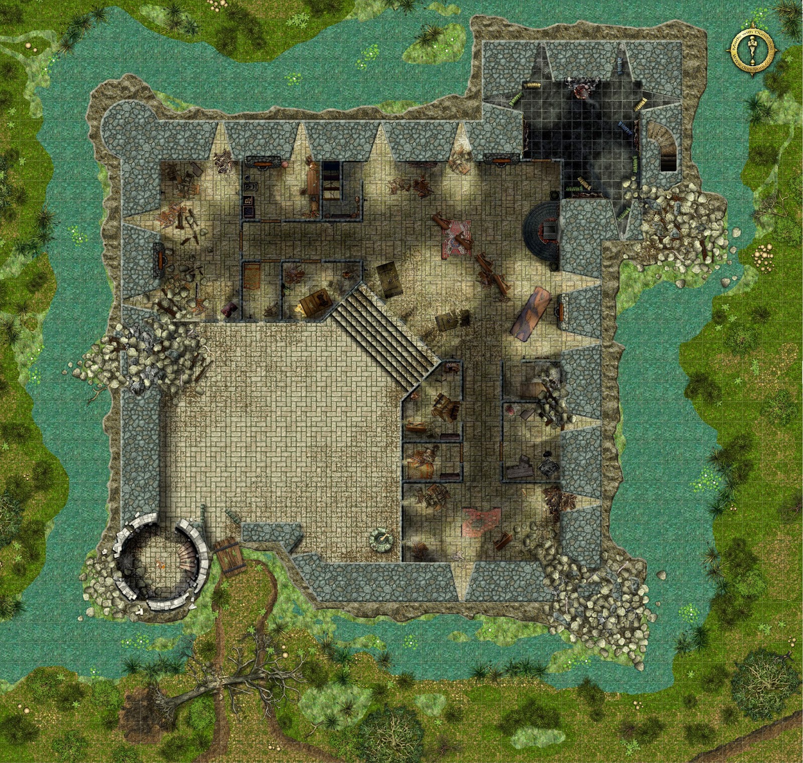 Wonko's Temple of Elemental Evil (D&DNext Adventure): Maps we are using