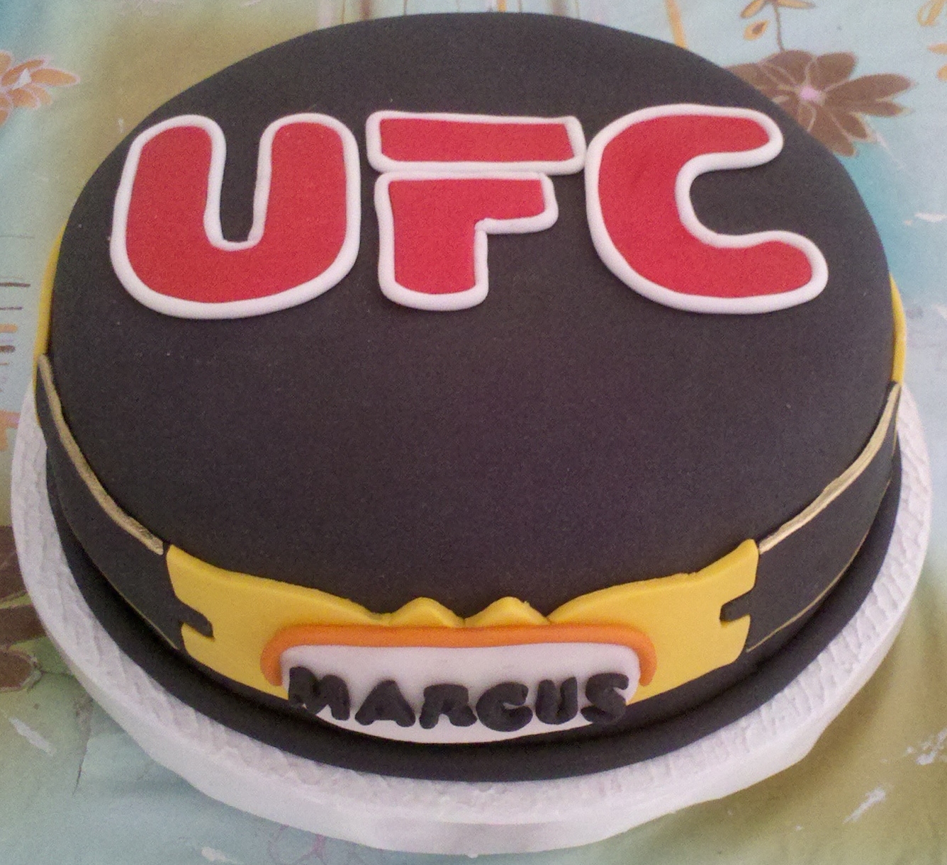 Claudia Bolo Decorado: Bolo UFC