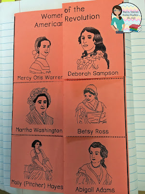 Foldable Friday: Women of the American Revolution | Technically ...