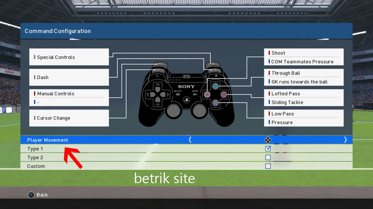 Cara setting Stik menggunakan dpad di PES 2017 PS3
