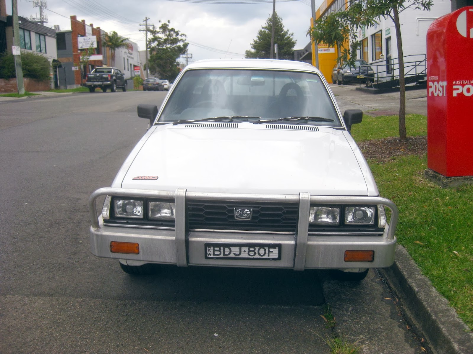Aussie Old Parked Cars: 1990 Subaru GL 1800 4WD Ute