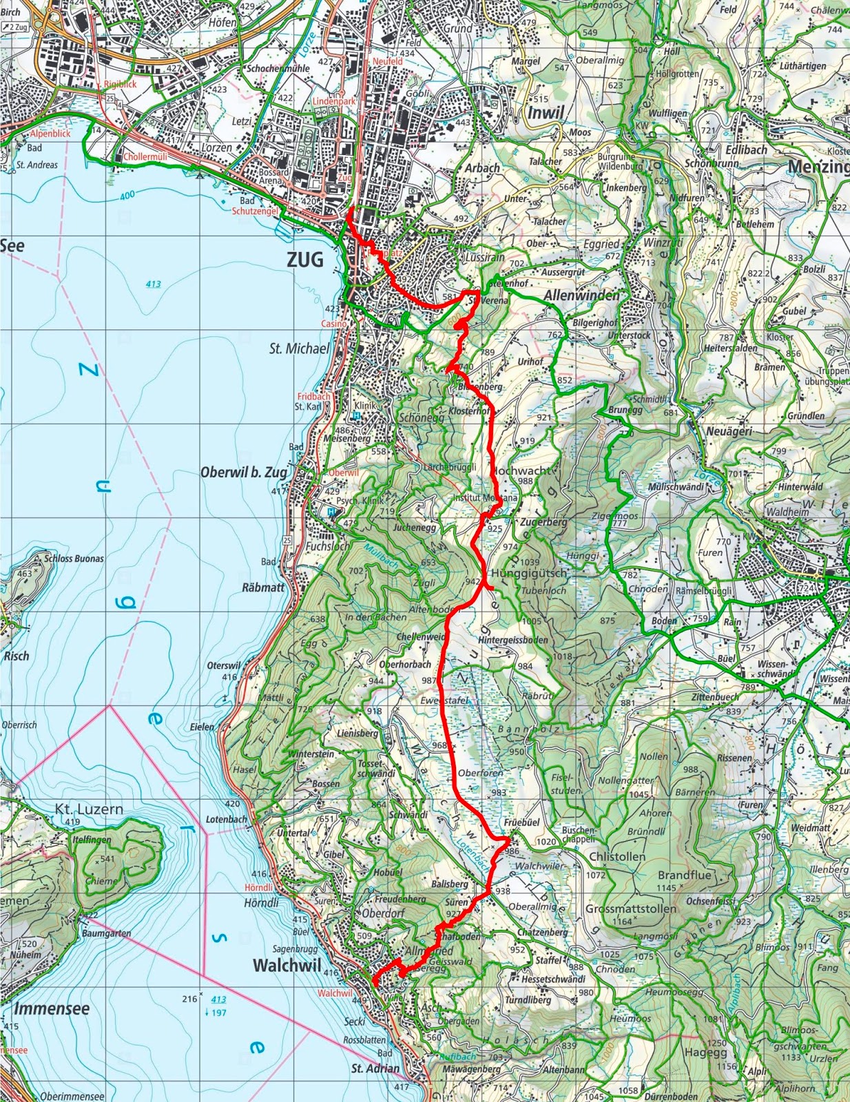 Wanderlust: Walchwil – Zugerberg – Zug
