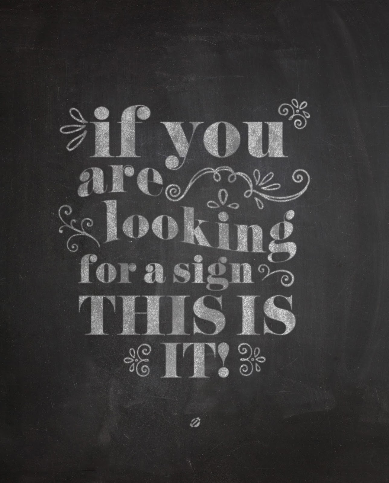 LostBumblebee Blog: If you are looking for a sign- this is it.