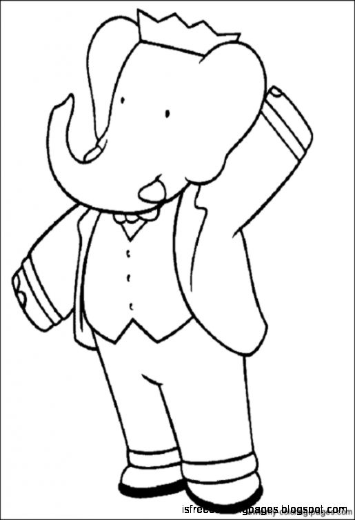 Babar Coloring Pages