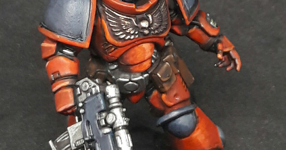 30Kplus40K: Painting Primaris Marines - Mark II Paint Scheme