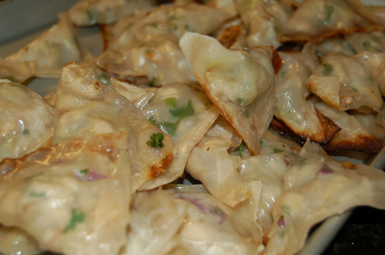 The Zesty Spoon: Asian Pot Stickers and Sesame Dipping Sauce