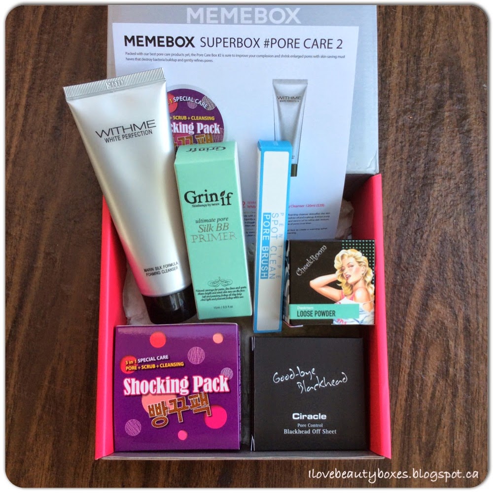i love beauty boxes: Memebox Superbox 22 Pore Care 2