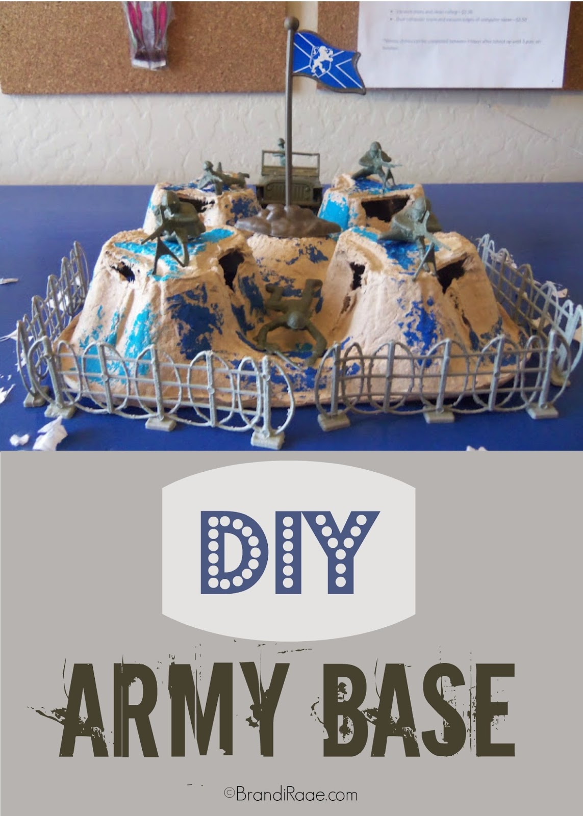 Brandi Raae: DIY Army Base - Great Summer Project for Boys