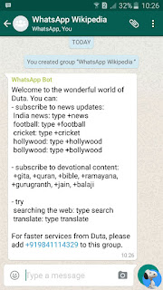 Menggunakan WhatsApp Sebagai Wikipedia