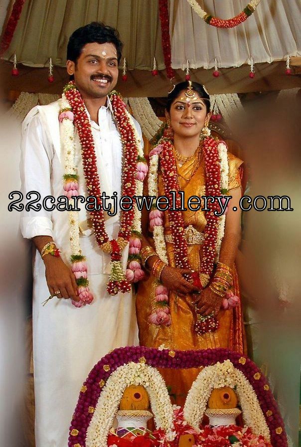 Actor Karthi With His Wife