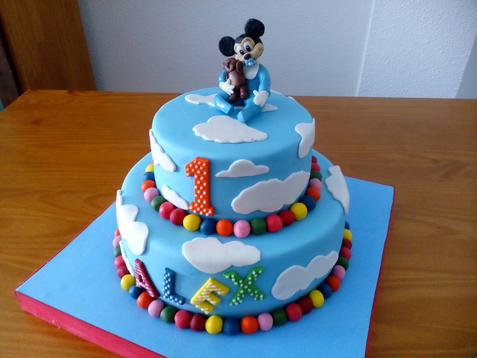 Tartas Infantiles de Camelia: Tarta 1º Cumple Alex