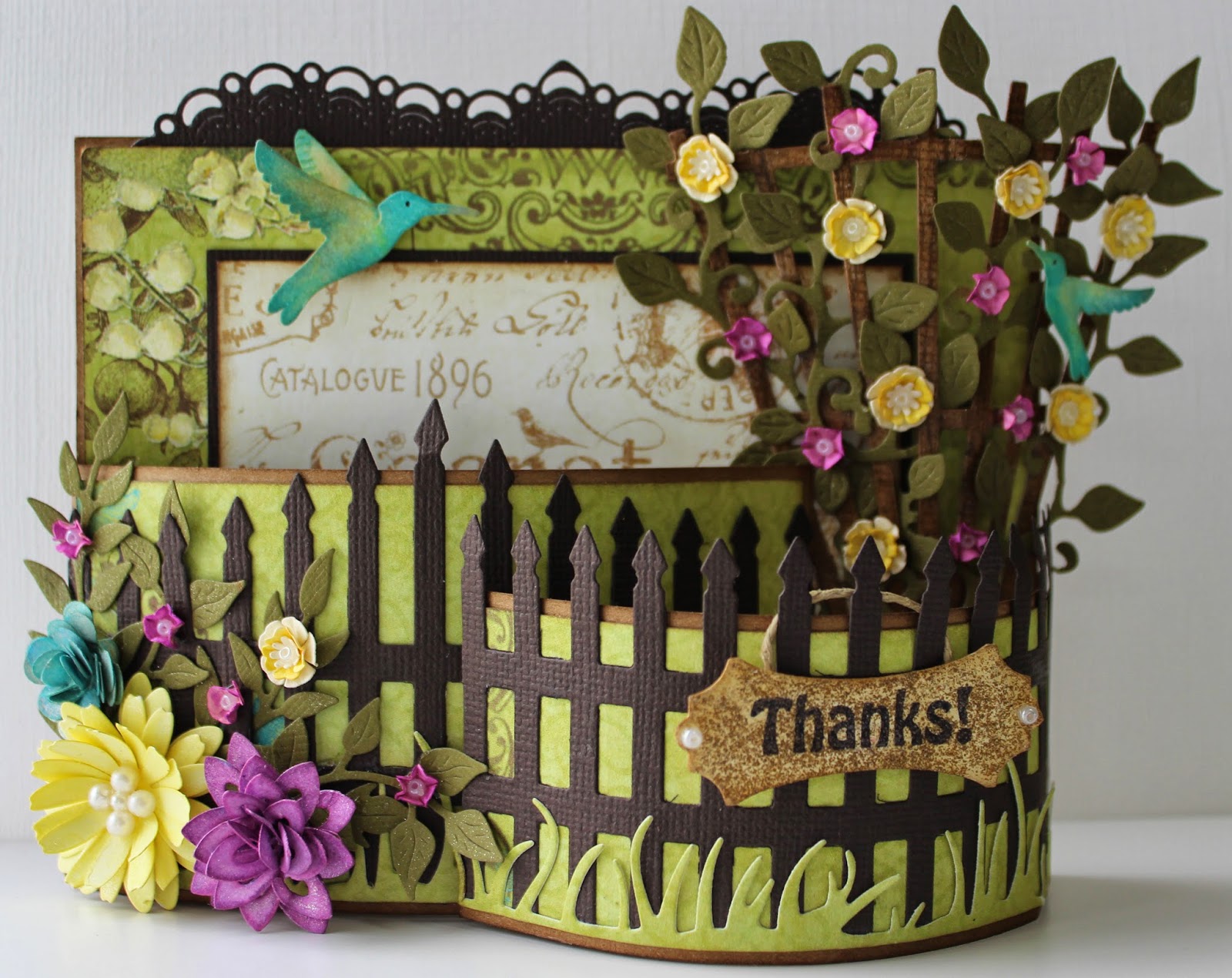 Garden Gate Card - Cheery Lynn Designs Inspiration Blog
