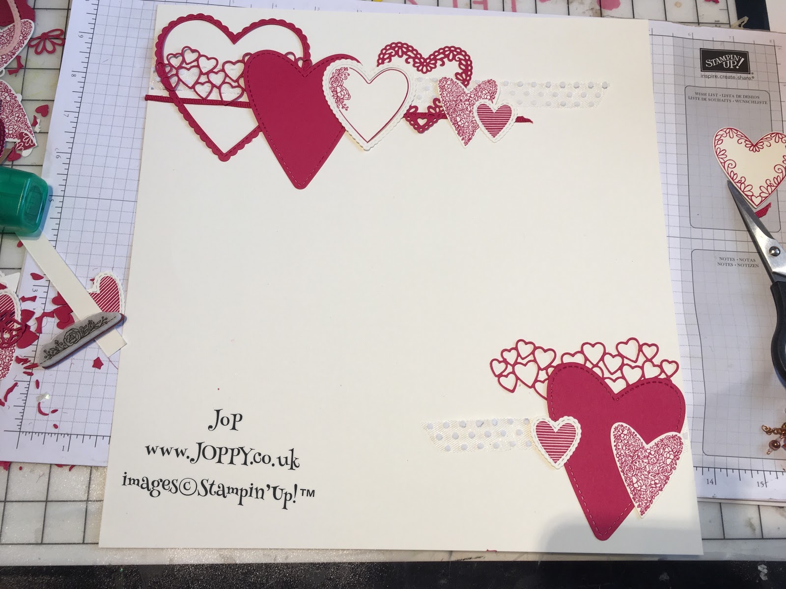 February Border - Hearts