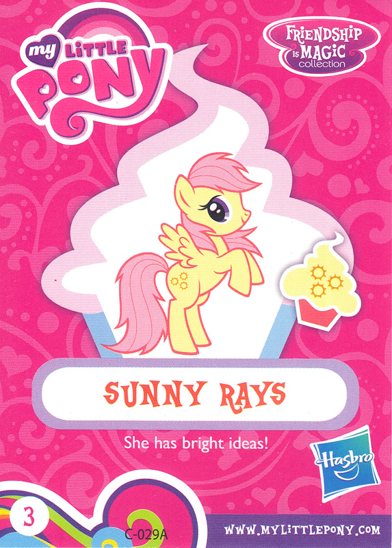 MLP Sunny Rays Blind Bag Cards | MLP Merch