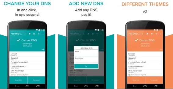 Top 5 des Meilleures Applications Changeur DNS pour Android 2019
