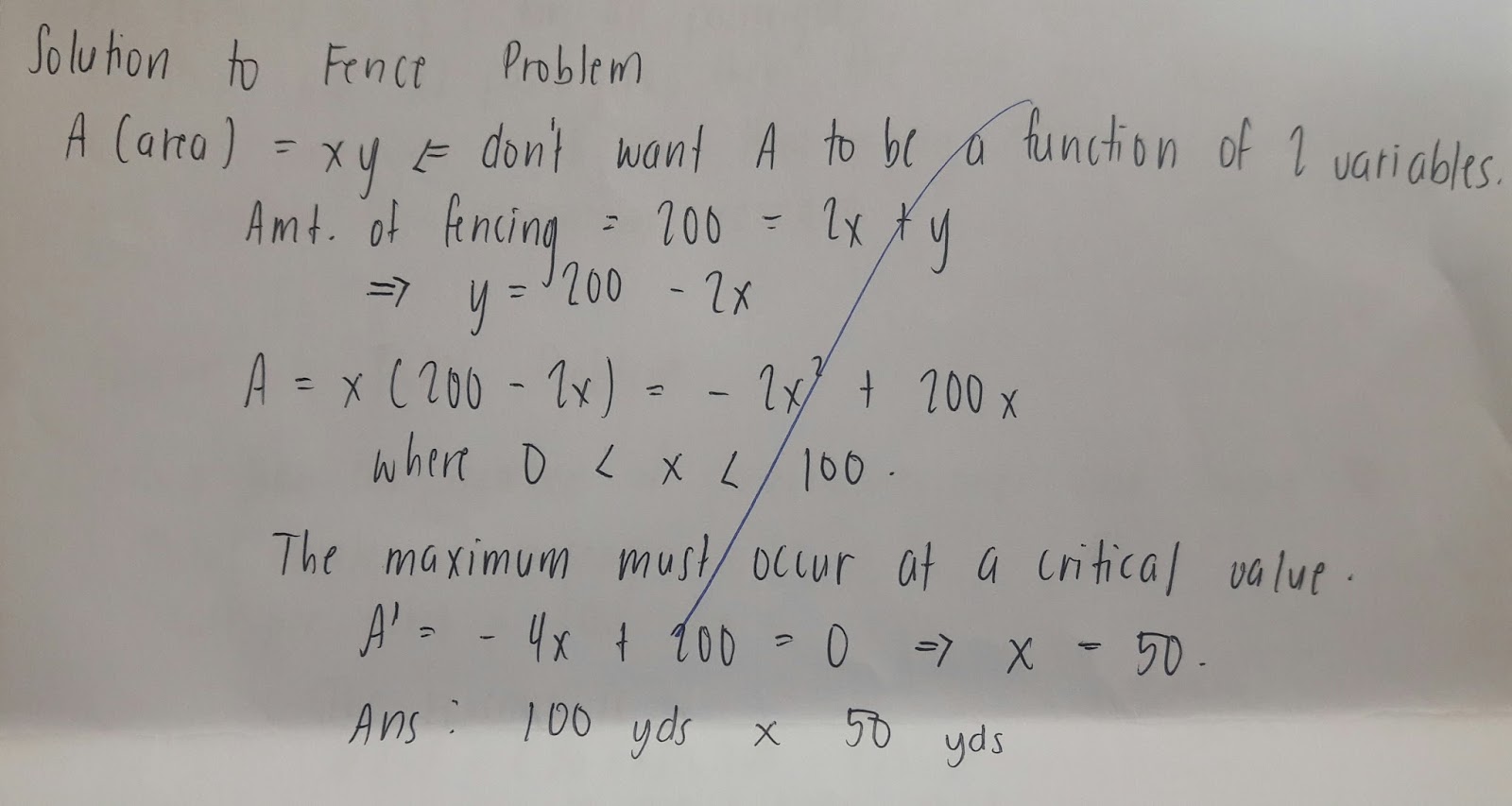 Fence and Ticket Problem - STEM2B | Basic Calculus