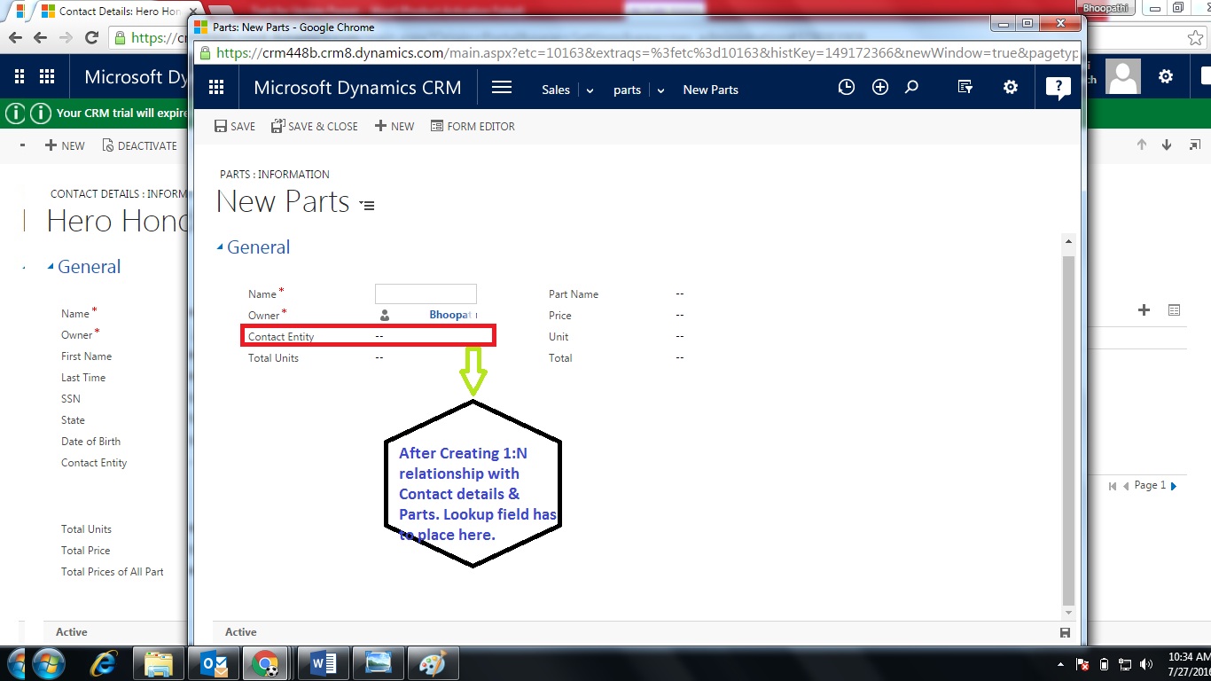 Bhoopathi Goud K: Update Parent Entity Records - using Plugins in MS CRM