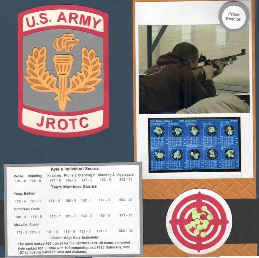 Cheryl Ann First Expressions: JROTC Rifle Layout and Another Freebie Today!