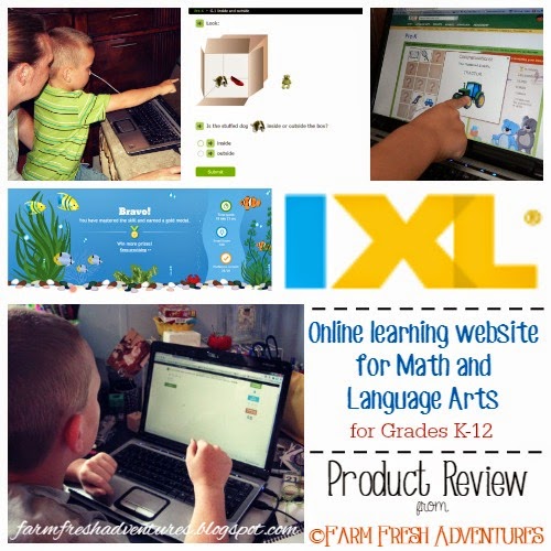 Farm Fresh Adventures: IXL Math and Language Arts {Product Review}