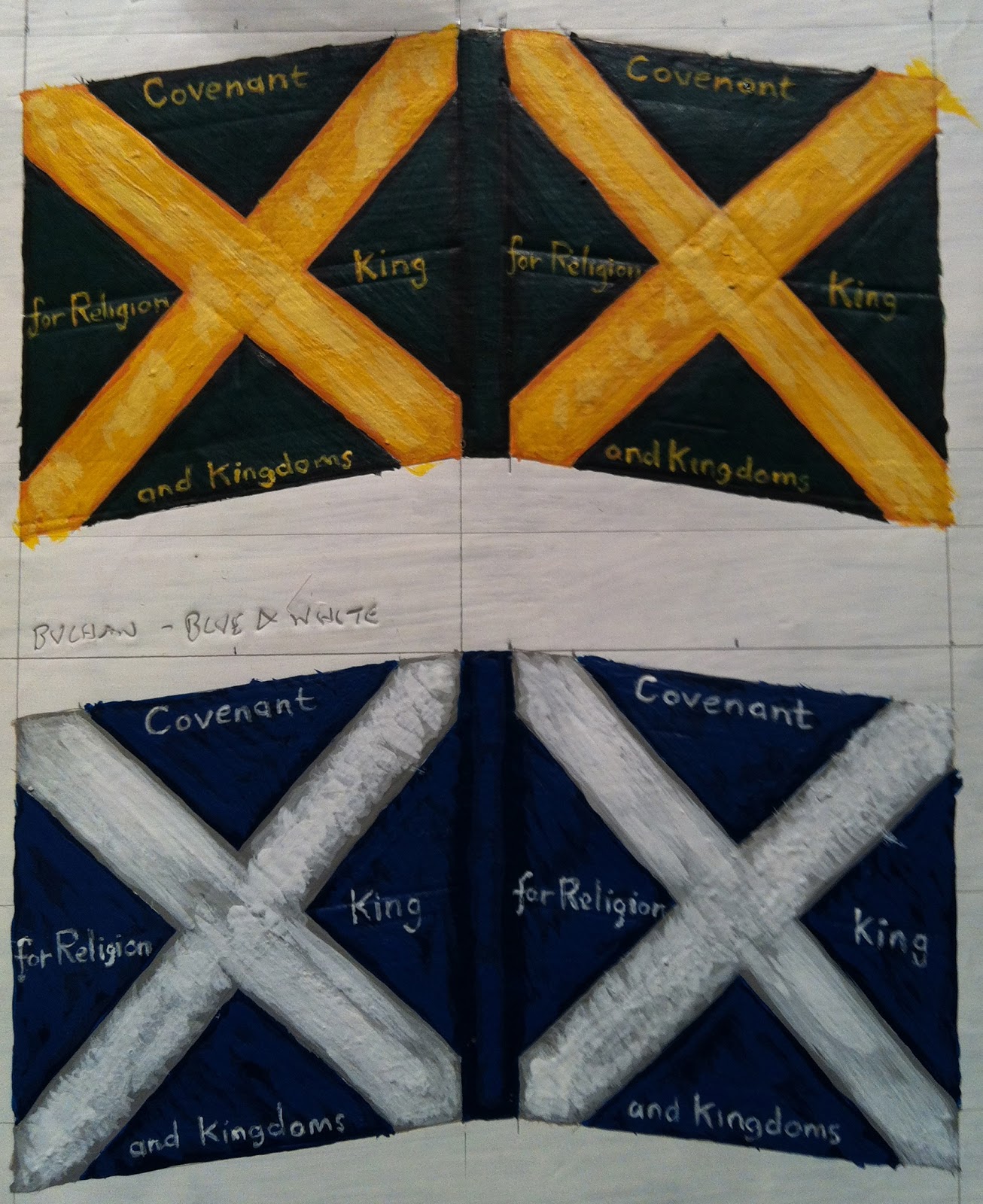 Project Auldearn 1645: Covenanter Flags - How it's done