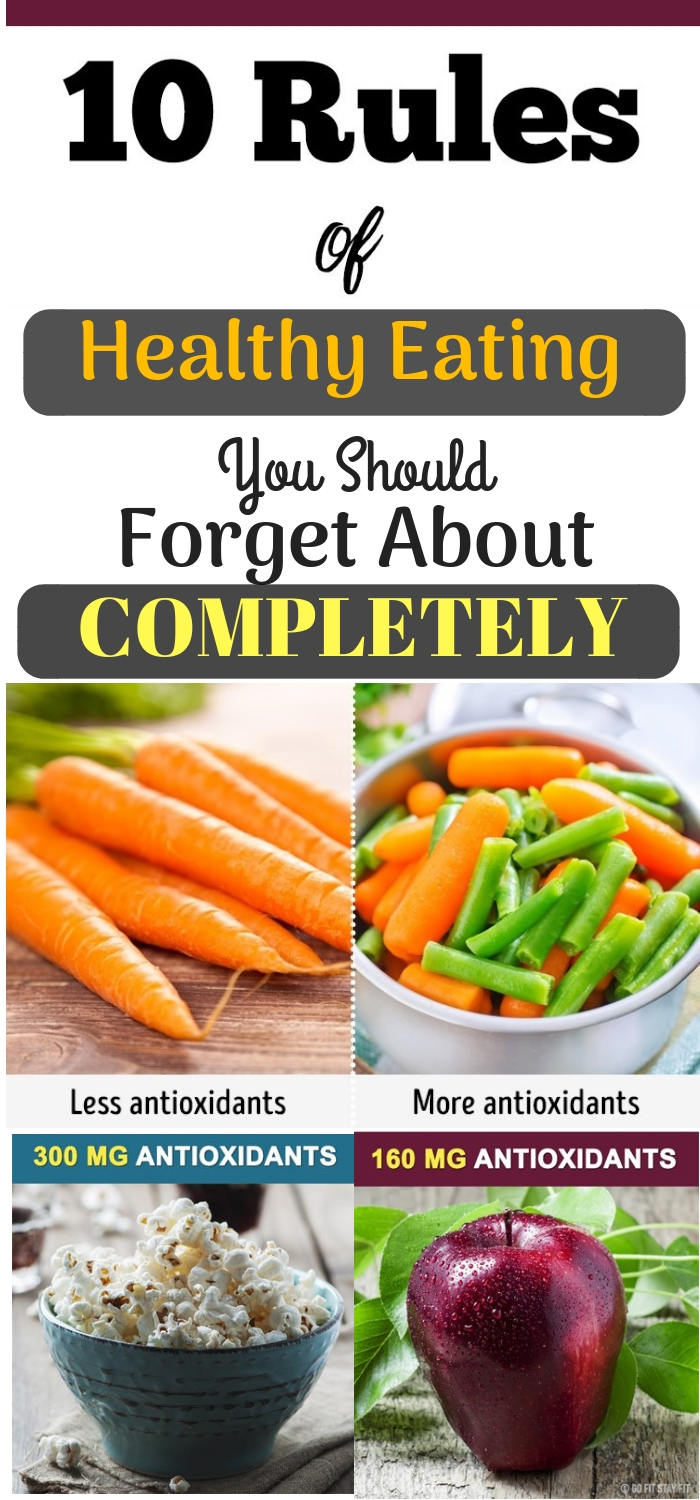 Daily Health Advisor : 10 Rules of Healthy Eating You Should Forget ...