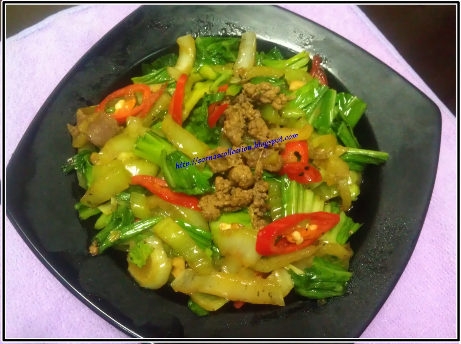 My Recipes: STIR-FRY TAIWAN SPINACH WITH CHICKEN LIVER