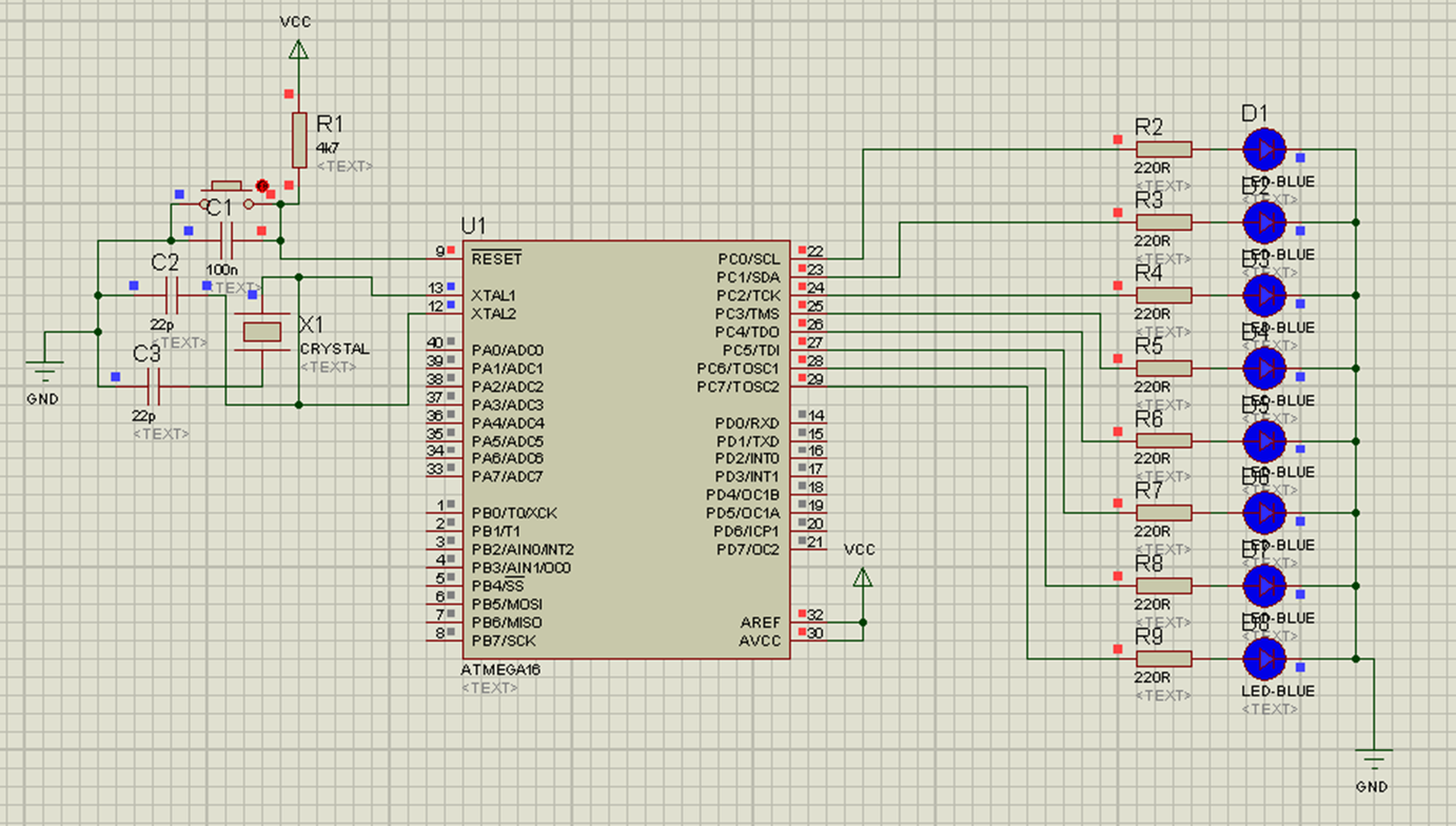 Running Led ATmega16, ATmega8535, ATmega32 ~ Robot Cerdas
