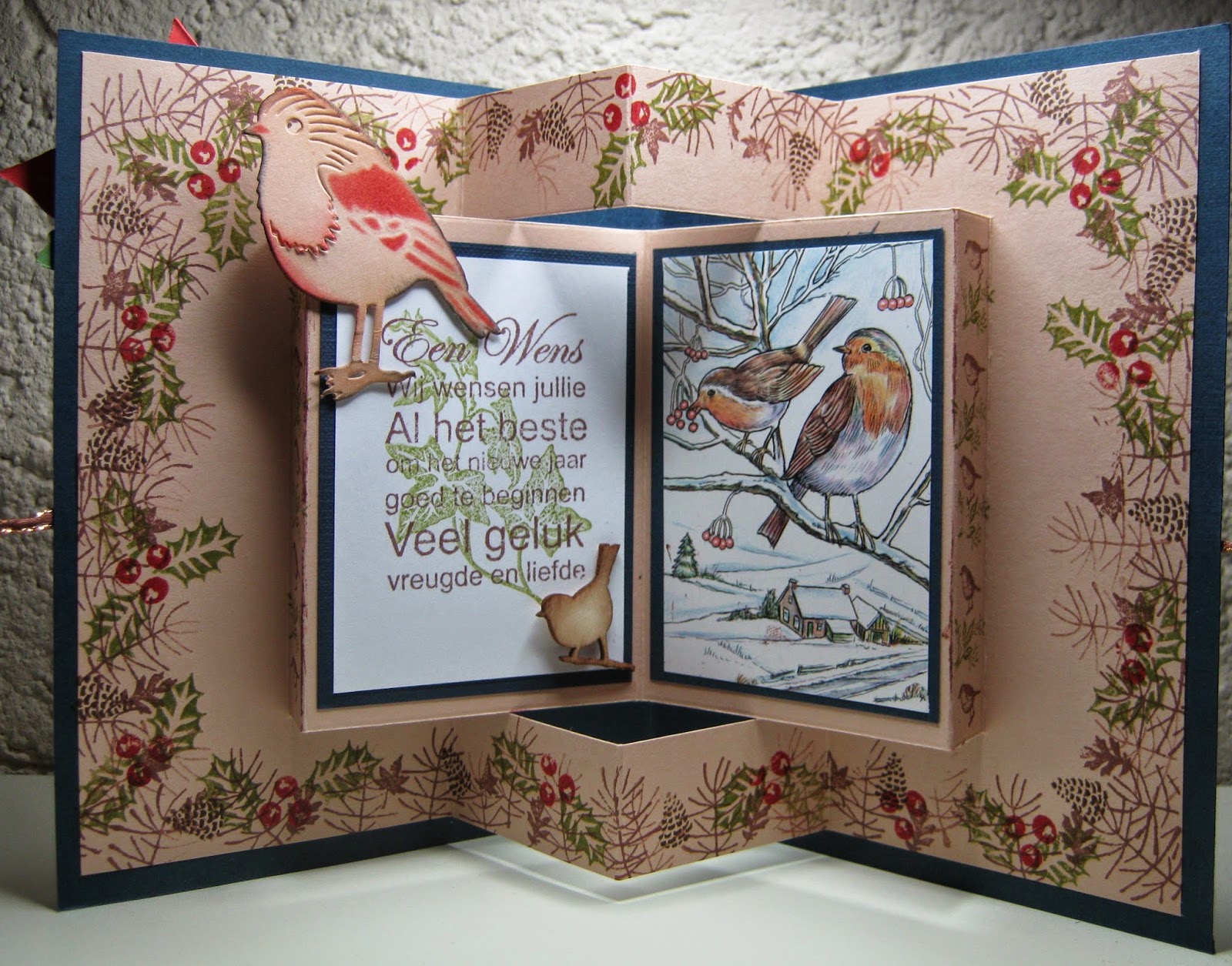 Hetty's Knutselhokkie!: Verlate kerstkaart